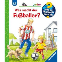 RAVENSBURGER VERLAG Was macht der Fußballer? / Wieso? Weshalb? Warum? Junior Bd.68 - Peter Nieländer, Pappband