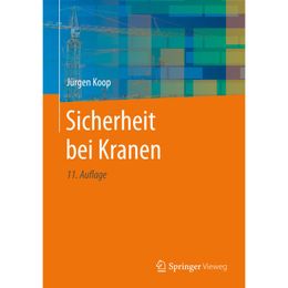 Springer Berlin Heidelberg Sicherheit bei Kranen - Jürgen Koop, Gebunden