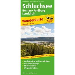 PublicPress Wanderkarte Schluchsee, Bernau - Feldberg - Lenzkirch, Karte (im Sinne von Landkarte)
