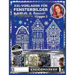 XXL Vorlagen für Fensterbilder, Mega Sammelmappe 1 von Bine Brändle - Bine Brändle, Kartoniert (TB)
