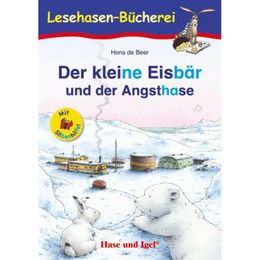 Lesen lernen mit der Silbenhilfe / Der kleine Eisbär und der Angsthase / Silbenhilfe - Hans de Beer, Kartoniert (TB)