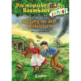 Loewe Verlag Rettung vor dem Wirbelsturm / Das magische Baumhaus junior Bd.21 - Mary Pope Osborne, Gebunden