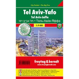 freytag & berndt Stadtpläne / PL526CP / Freytag & Berndt Stadtplan Tel Aviv - Yaffo, City Pocket + The Big Five. Tel Aviv - Jaffa, Karte (im Sinne von Landkarte)