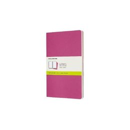 Moleskine Cahier Notizhefte Blanko, Large, A5, Kartoneinband, 3er Set, Kinetisches Pink - Moleskine, Geheftet