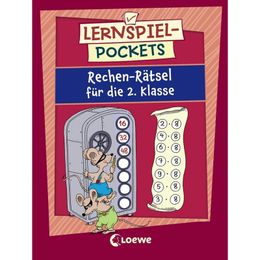 Loewe Verlag Lernspiel-Pockets - Rechen-Rätsel für die 2. Klasse, Kartoniert (TB)