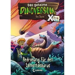 Loewe Bedrohung für den Edmontosaurus / Das geheime Dinoversum X-tra Bd.6 - Rex Stone, Gebunden