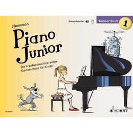 Piano Junior - deutsche Ausgabe / Band 1 / Piano Junior: Konzertbuch.Bd.1 - Hans-Günter Heumann, Geheftet
