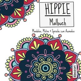 Hippie Malbuch - Dana Zimmermann, Kartoniert (TB)