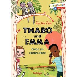 Oetinger Diebe im Safari-Park / Thabo und Emma Bd.1 - Kirsten Boie, Gebunden