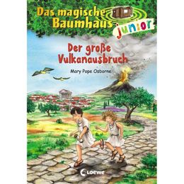 Loewe Der große Vulkanausbruch / Das magische Baumhaus junior Bd.13 - Mary Pope Osborne, Gebunden