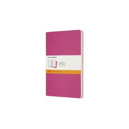 Moleskine Cahier Notizhefte Liniert, Large, A5, Kartoneinband, 3er Set, Kinetisches Pink - Moleskine, Geheftet