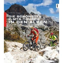 Delius Klasing Verlag Die schönsten E-MTB-Touren in den Alpen - Armin Herb, Daniel Simon, Kartoniert (TB)