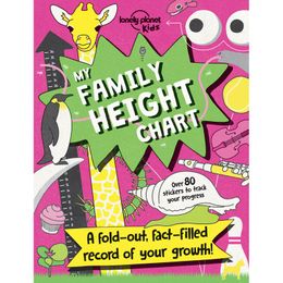 Lonely Planet Kids My Family Height Chart - Lonely Planet Kids, Gebunden