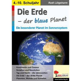 Die Erde - der blaue Planet - Rudi Lütgeharm, Kartoniert (TB)