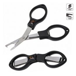Savage Gear Sprengring Magic Folding Scissor Faltbare Sprengring Zange und Geflecht Schere