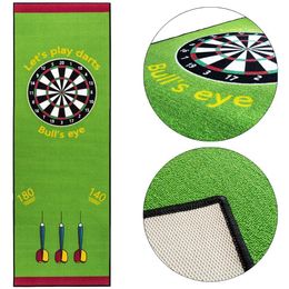 Kingpower Dartmatte Darts Turnier Matte Dartteppich Dart Matte Dartmatte 237 x 80 cm Grün