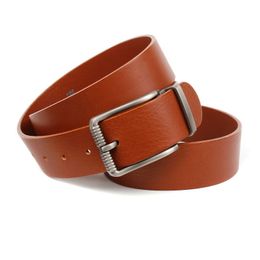 Anthoni Crown Herren Lederg&uuml;rtel Vollleder Jeansg&uuml;rtel braun 90