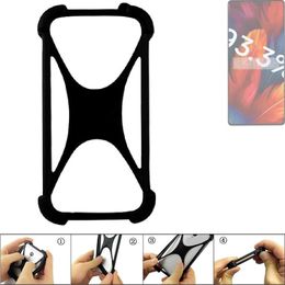 K-S-Trade Handyhülle für Xiaomi Redmi Note 13 LTE, Handy-Hülle Schutz-Hülle Silikon Bumper TPU Softcase Smartphone, schwarz