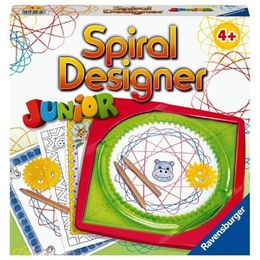 RAVENSBURGER VERLAG Ravensburger Spiral-Designer Girls 29027, Zeichnen lernen für Kinder ab 6 Jahren, Zeichen-Set mit Schablonen für farbenfrohe Spiralbilder und Mandalas