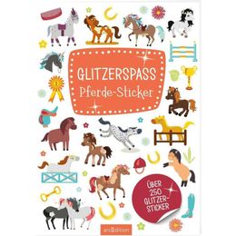 Ars Edition Glitzerspaß Pferde-Sticker