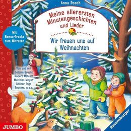 Meine allerersten Minutengeschichten - Meine allerersten Minutengeschichten und Lieder: Wir freuen uns auf Weihnachten,Audio-CD - Anna Pooch, Matthias