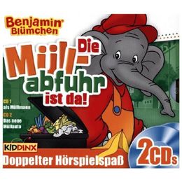 Benjamin Blümchen - Benjamin Blümchen - Die Müllabfuhr ist da!,2 Audio-CD - Benjamin Blümchen (Hörbuch)