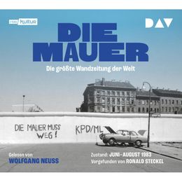 Die Mauer. Die größte Wandzeitung der Welt,1 Audio-CD - Ronald Steckel (Hörbuch)