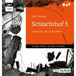 Schlachthof 5,1 Audio-CD, 1 MP3 - Kurt Vonnegut (Hörbuch)