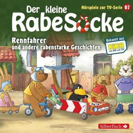 Silberfisch Der kleine Rabe Socke - Rennfahrer und andere rabenstarke Geschichten (Folge 07) - Katja Grübel, Jan Strathmann (Hörbuch)