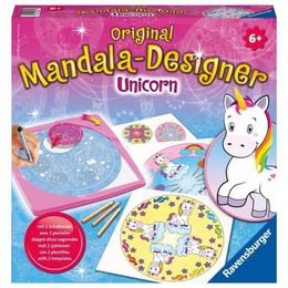 RAVENSBURGER VERLAG Ravensburger Mandala Designer Unicorn 29703, Zeichnen lernen für Kinder ab 6 Jahren, Zeichen-Set mit Mandala-Schablonen für farbenfrohe Mandalas