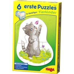 Haba 6 erste Puzzles – TIERKINDER mit 6 Puzzles