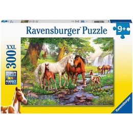 Ravensburger Kinderpuzzle - 12904 Wildpferde am Fluss - Pferde-Puzzle für Kinder