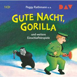 Gute Nacht, Gorilla! und weitere Einschlafhörspiele,1 Audio-CD - Peggy Rathmann, Katja Reider, Susanne Starßer (Hörbuch)
