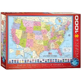 Eurographics Karte der Vereinigten Staaten von Amerika (Puzzle)