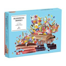 Galison Wonder Books - Blooming Books 750 Piece Shaped Puzzle