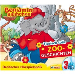 Benjamin Blümchen - Benjamin Blümchen - Tierisch tolle Zoogeschichten,3 Audio-CD - Benjamin Blümchen (Hörbuch)