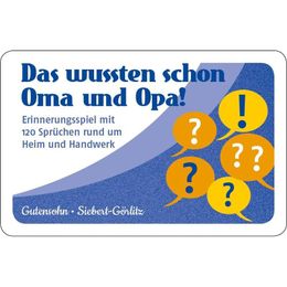 Das wussten schon Oma und Opa! (Kartenspiel)