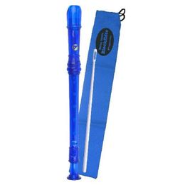 Voggenreiter Voggys Kunststoff-Blockflöte (blau), barocke Griffweise