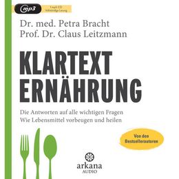 Klartext: Ernährung,1 Audio-CD, MP3 - Petra Bracht, Claus Leitzmann (Hörbuch)