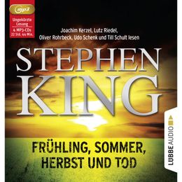 Bastei Lübbe Frühling, Sommer, Herbst und Tod,4 Audio-CD, 4 MP3 - Stephen King (Hörbuch)