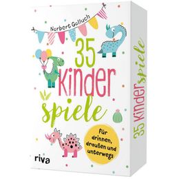 Riva Verlag 35 Kinderspiele für drinnen, draußen und unterwegs (Kinderspiel)