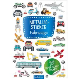 Ars Edition Metallic-Sticker Fahrzeuge