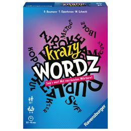 RAVENSBURGER VERLAG Ravensburger 26837 - Krazy Wordz - Gesellschaftsspiel für die ganze Familie, Spiel für Erwachsene und Kinder ab 10 Jahren, Partyspiel für 3-8 Spieler