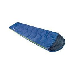 High Peak Schlafsack Easy Travel blau/dunkelblau Temperaturbereiche: Komfort 15 °C, Limit 12 °C, Extrem 1 °C Material: Außen 100% Polyester, Innen 100% atmungsakives Polyester Maße: Breite 800 mm x Länge 2.200 mm Form: Mumien-Schlafsack, Kapuze
