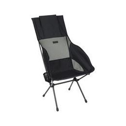 Helinox Camping-Stuhl Savanna Chair 10000284 schwarz, Blackout Edition, Modell 2024 Belastbarkeit: Max. 145 kg Sitzhöhe: 35 bis 46 cm Armlehne: Ja