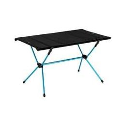Helinox Camping-Tisch Table Four Black, Hard Top 10002765 schwarz, blaues Gestell Material: Polyester, Gestell aus Eloxiertes DAC-Aluminium Tischplatte: 69 x 121 cm Eigenschaften: Wetterfest, Falt-/Klappbar