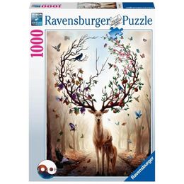 RAVENSBURGER VERLAG Puzzle MAGISCHER HIRSCH 1.000-teilig