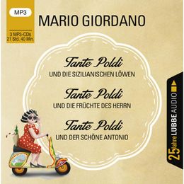 Bastei Lübbe Tante Poldi 1-3,3 Audio-CD, 3 MP3 - Mario Giordano (Hörbuch)