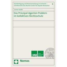 Nomos Das Prinzipal-Agenten-Problem im kollektiven Rechtsschutz - Jasmin Haider, Kartoniert (TB)