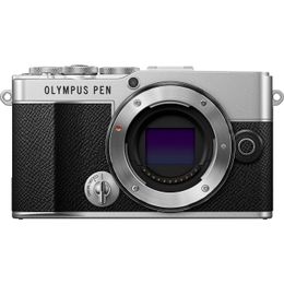 Olympus E‑P7 Systemkamera (20,3 MP, Bluetooth, WLAN), silberfarben
